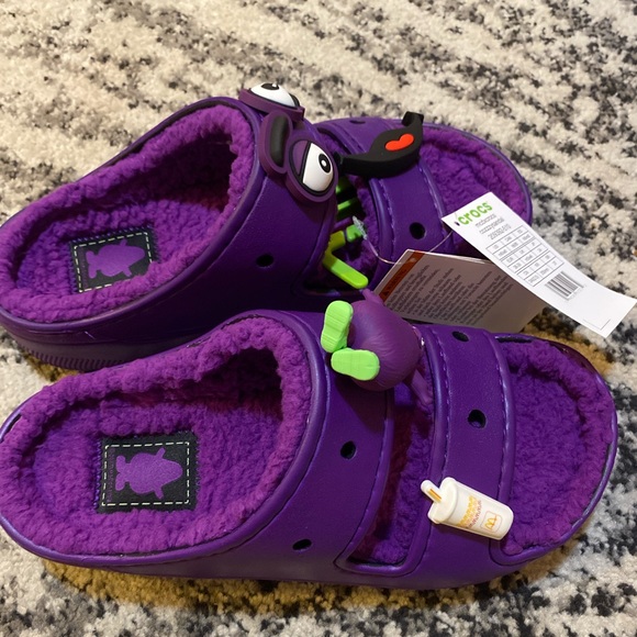 CROCS | Shoes | Mcdonalds X Crocs Grimace Cozzzy Sandal | Poshmark
